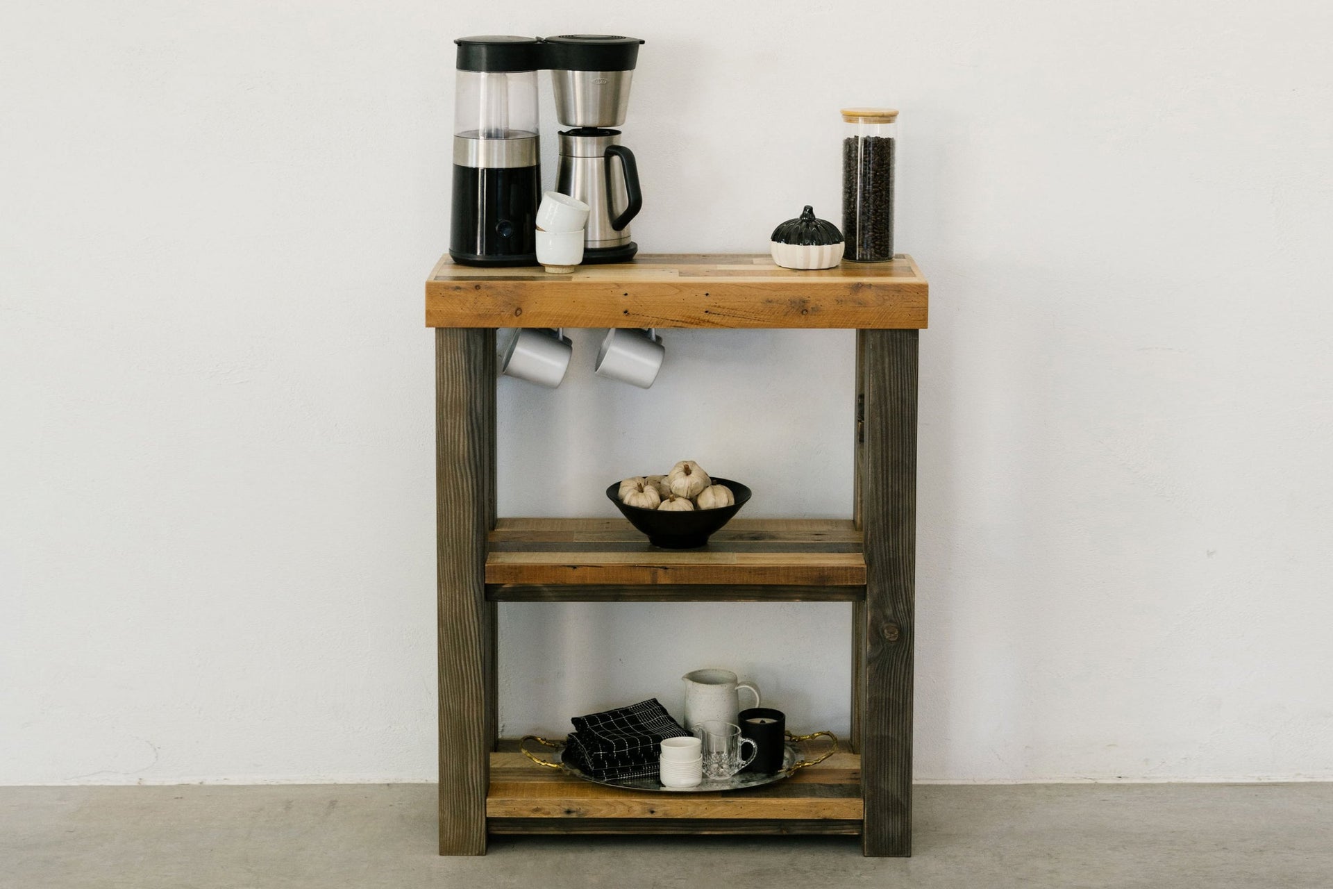 Reclaimed Wood Coffee Bars | Kase Custom